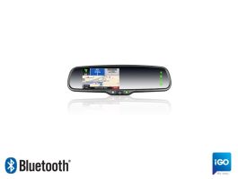 OEM GPS Navigation Rear-View Mirror w/ 4.3" Wide Screen LCD Monitor ...